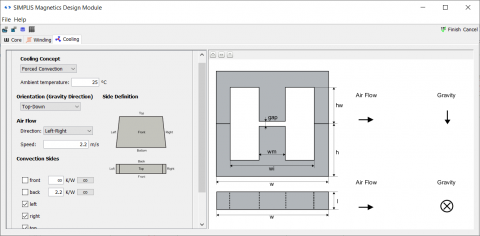 Magnetics Design Module | SIMPLIS